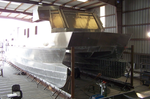 R/V Trident Superstructure Construction - Texas A&M Galveston, TX