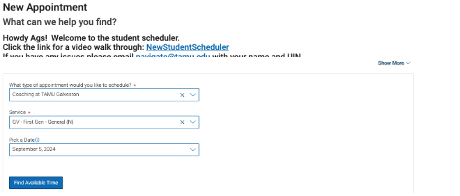 EAB Navigate - Texas A&M Galveston, TX