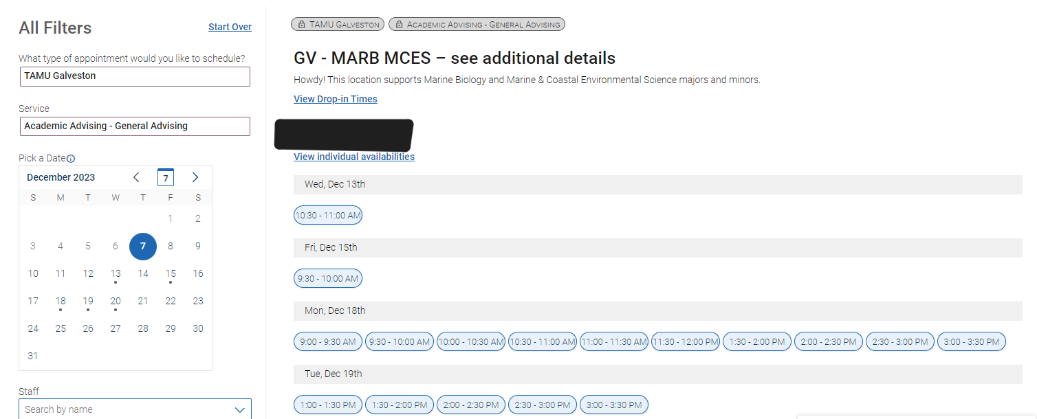EAB Navigate - Texas A&M Galveston, TX
